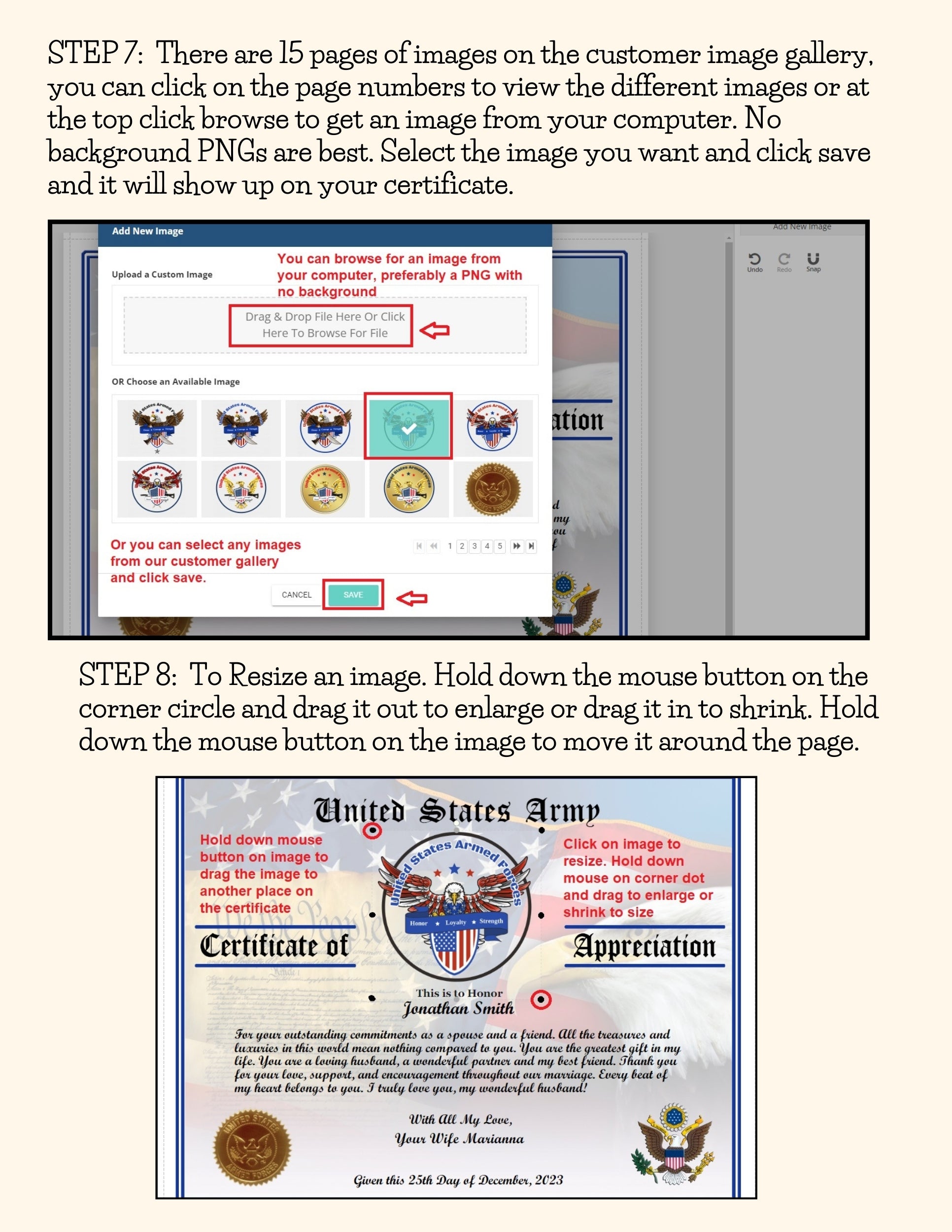Duplicating your certificate designs to create multiple certificates ...